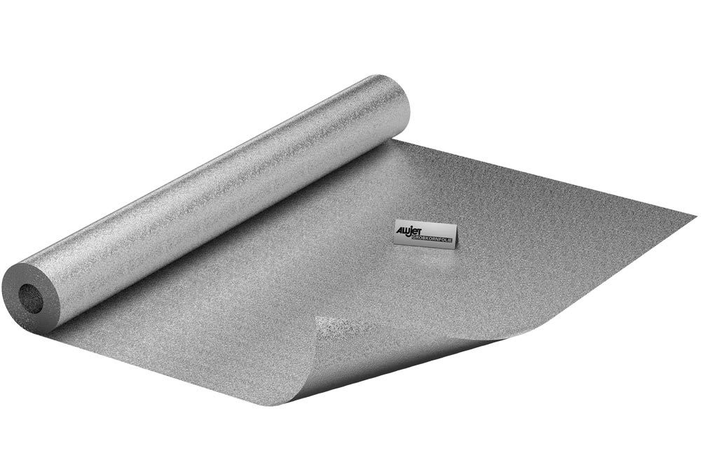 ALU-Grobkornfolie Rolle, ALU Grobkorn Formteile / Zuschnitte - Indisol AG